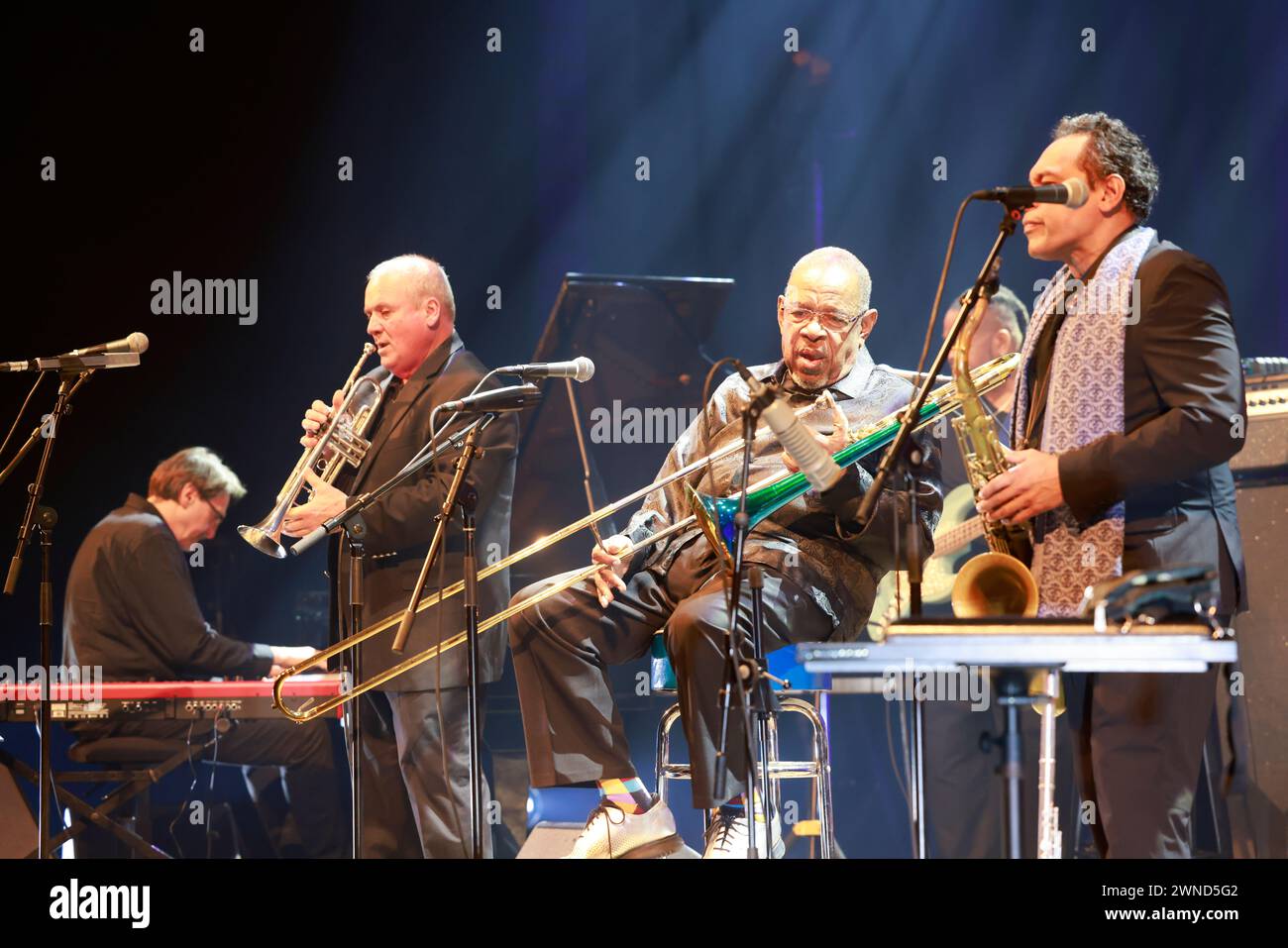 Fred Wesley. American jazzman and trombonist Fred Wesley and The New JB ...