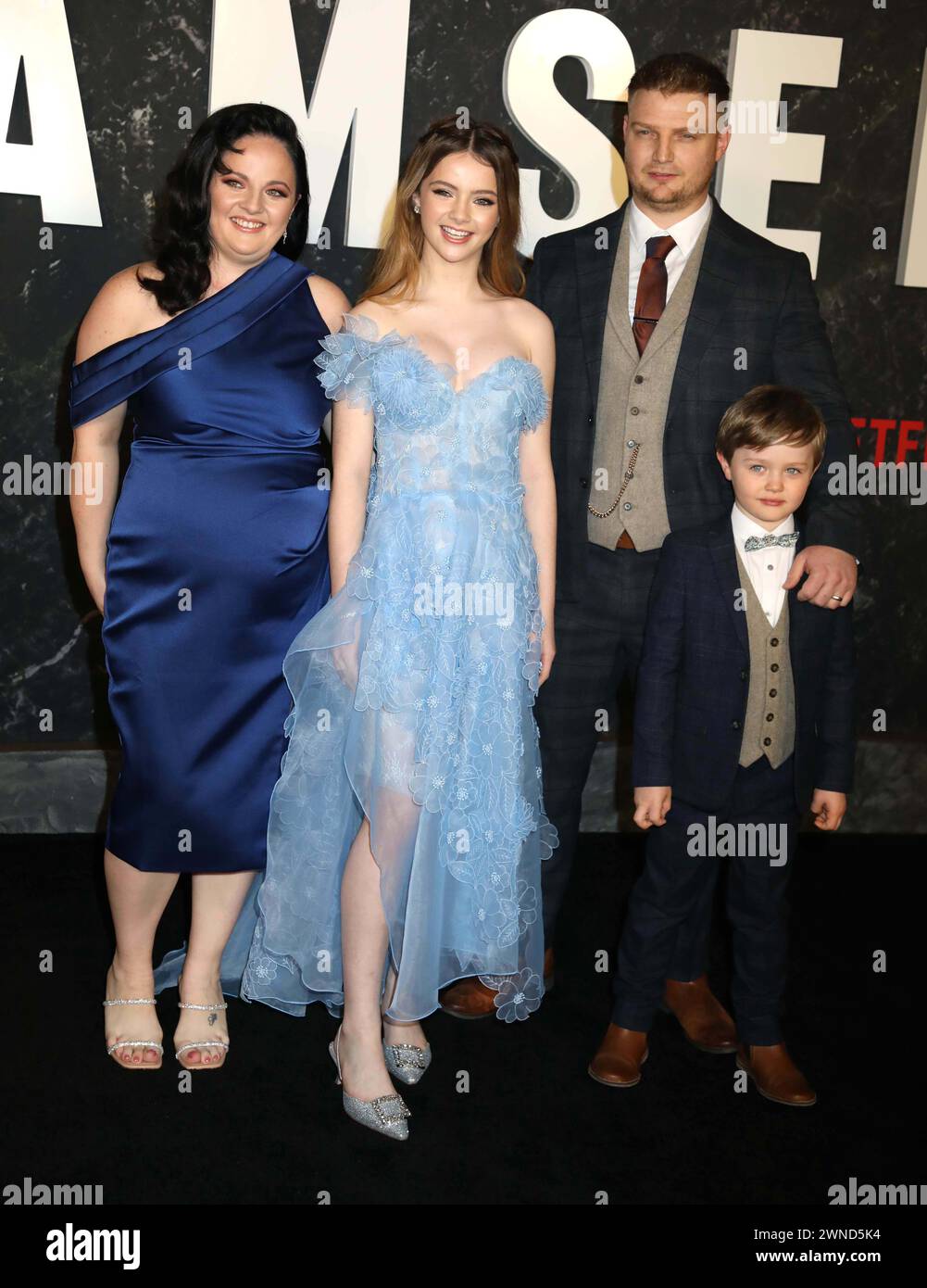 March 1, 2024, New York, New York, USA: Actor BROOKE CARTER and FAMILY ...