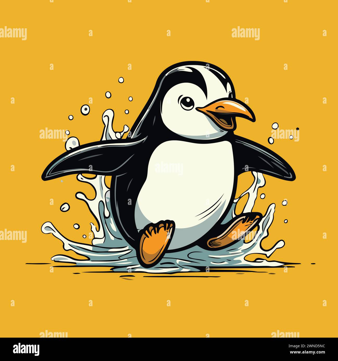 Cold water bird Stock Vector Images - Alamy