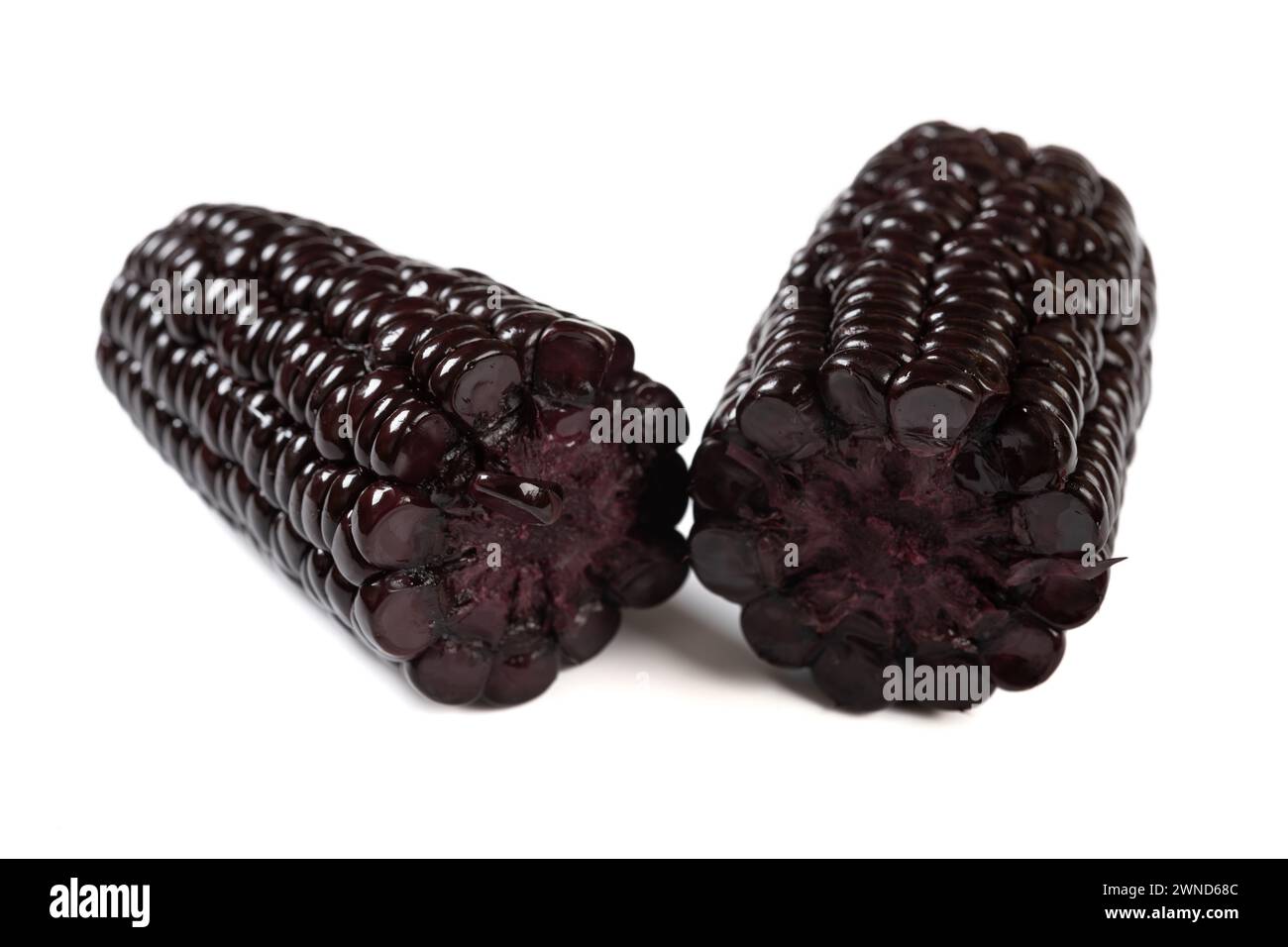 black corn on a white background Stock Photo - Alamy