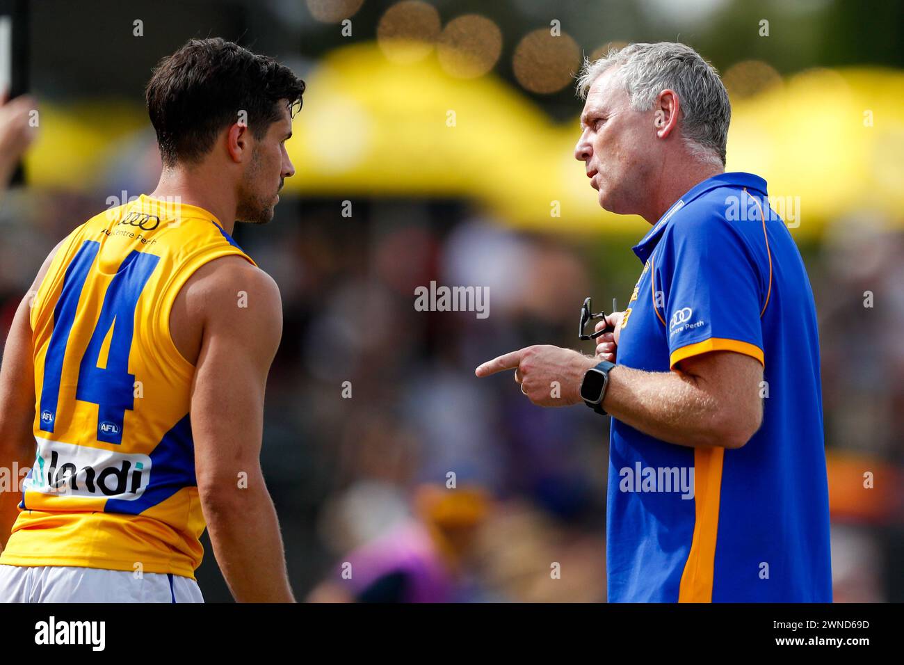 Adelaide, Australia. 02nd Mar, 2024. Adam Simpson, Senior Coach of the ...
