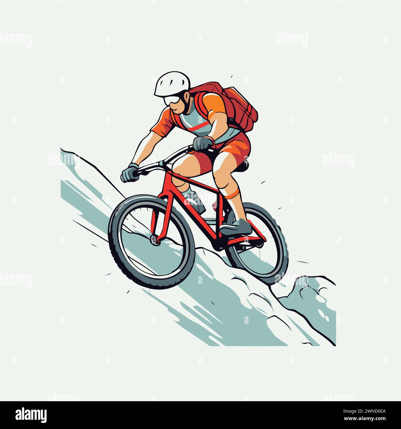 Slope steep slope Stock Vector Images - Alamy