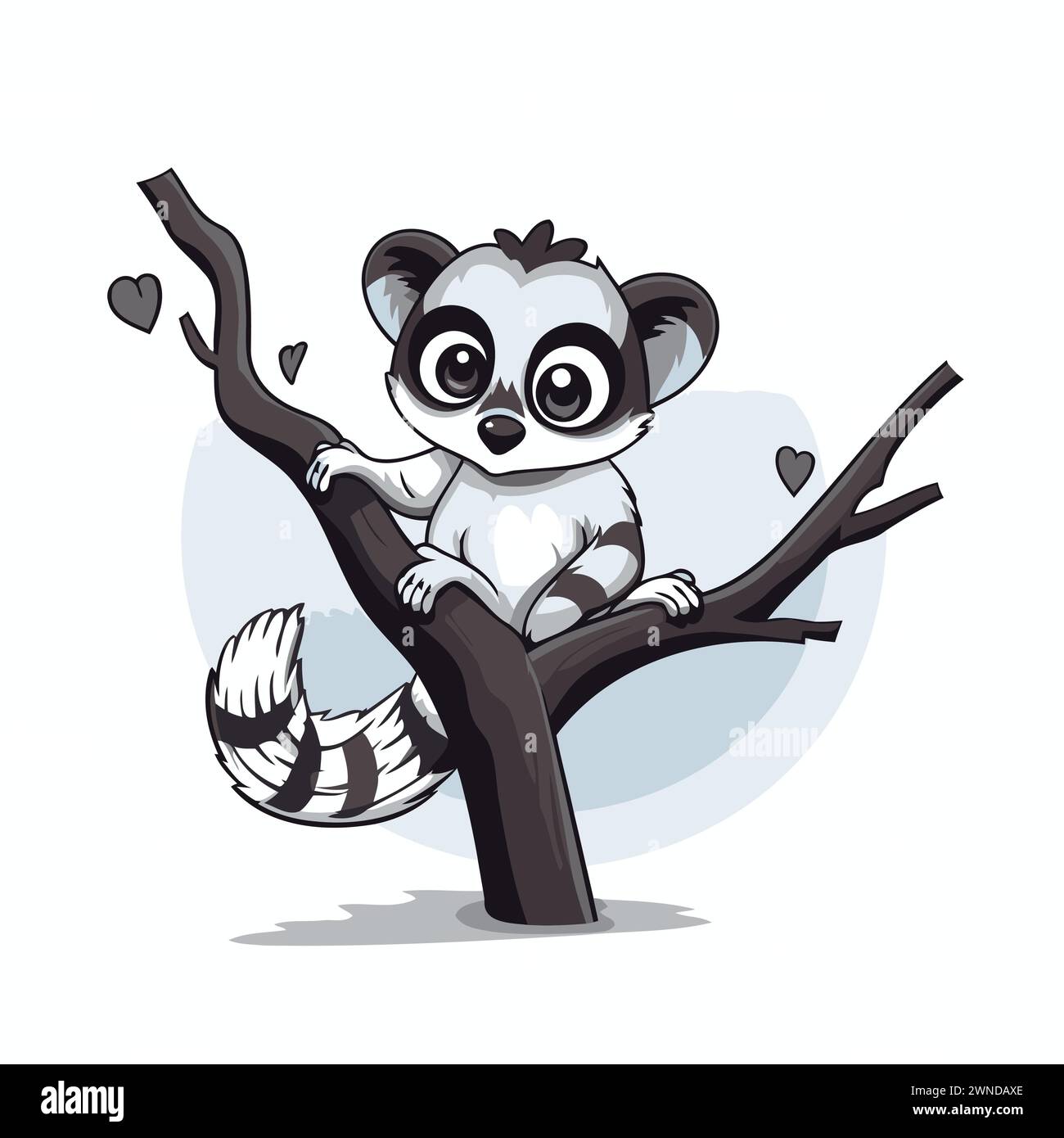 Cartoon character lemur hi-res stock photography and images - Alamy