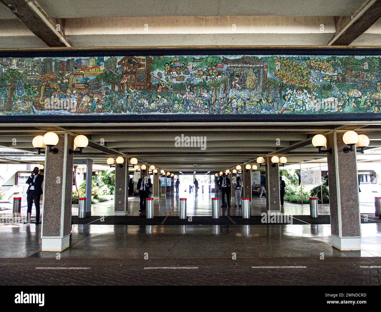 Nairobi, Nairobi, Kenya. 1st Mar, 2024. Detail of the main entrance of ...