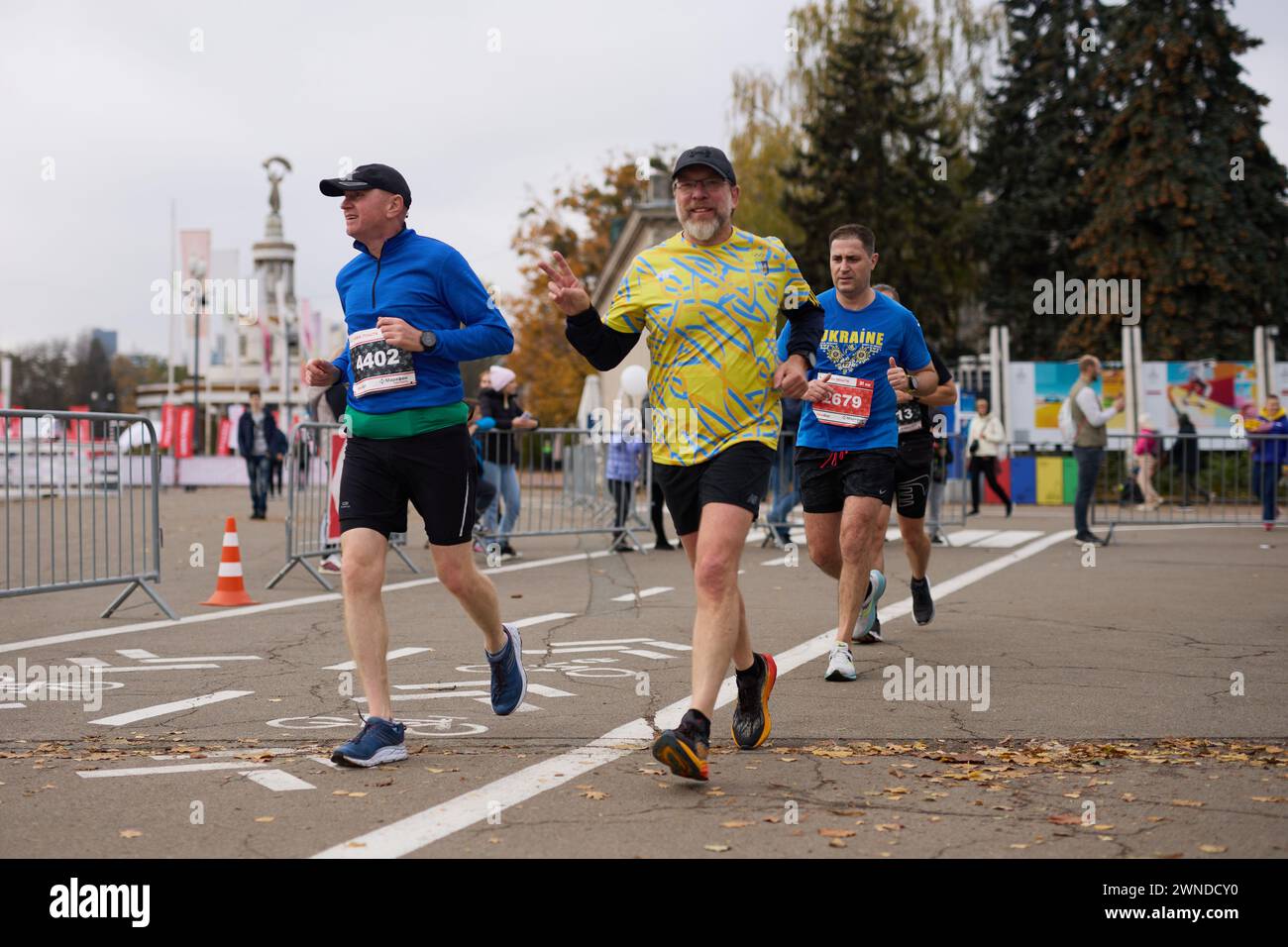 Ukrainian charity marathon run "World's Longest Marathon" organized by ...