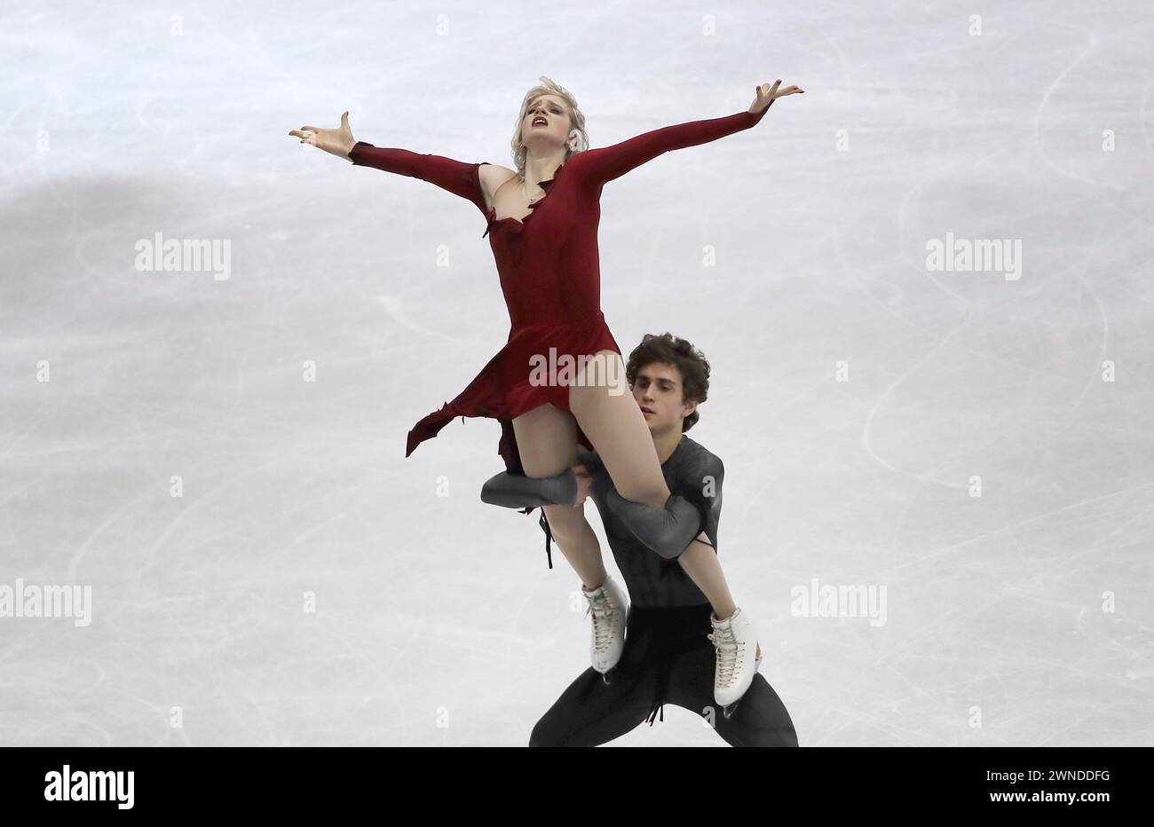 Elizabeth Tkachenko and Alexei Kiliakov of Israel perform during the ...