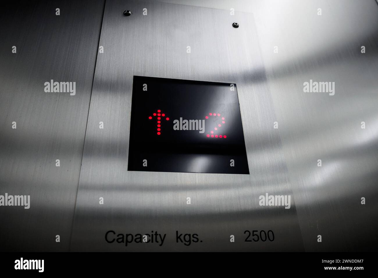 Elevator floor numbers hi-res stock photography and images - Alamy