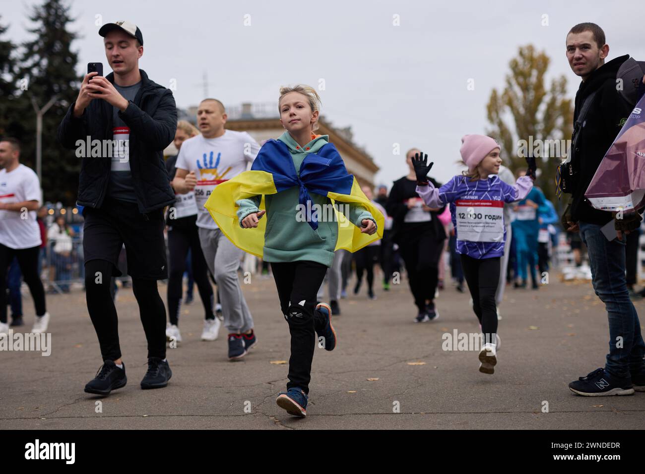 Ukrainian charity marathon run "World's Longest Marathon" organized by ...