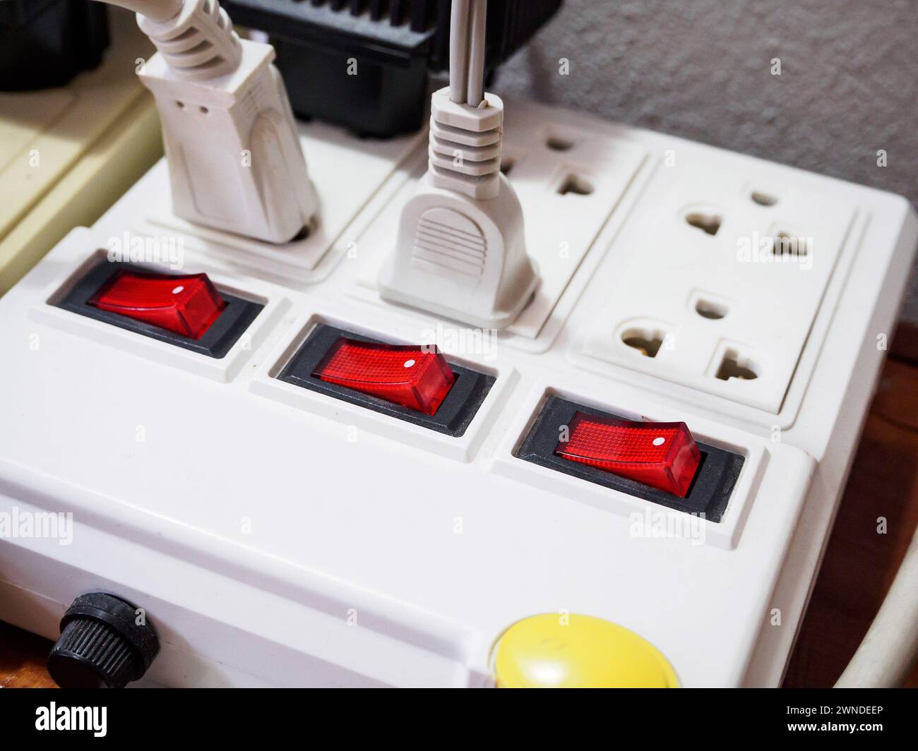 Ac power plugs and sockets hi-res stock photography and images - Alamy