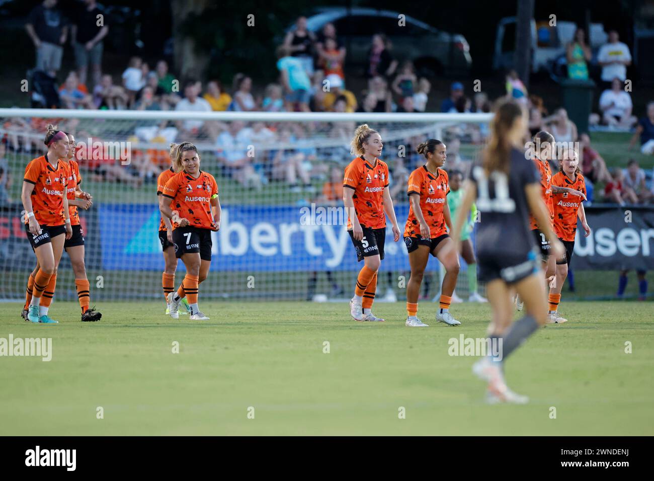 Brisbane, Australia, March 2nd 2024: Sharn Freier (11 Brisbane) scores ...