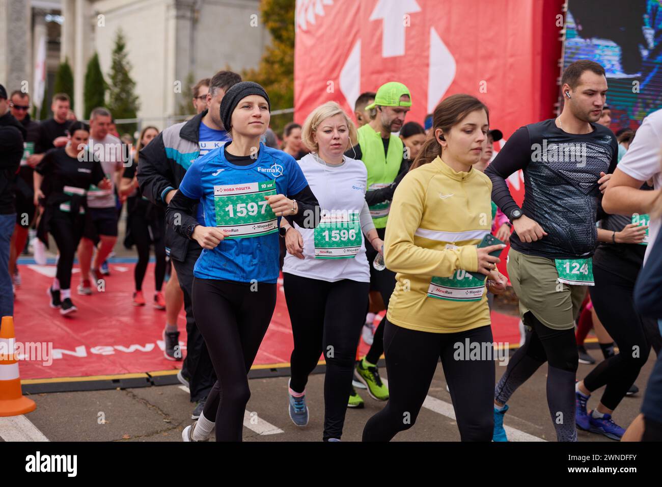 Ukrainian charity marathon run "World's Longest Marathon" organized by ...