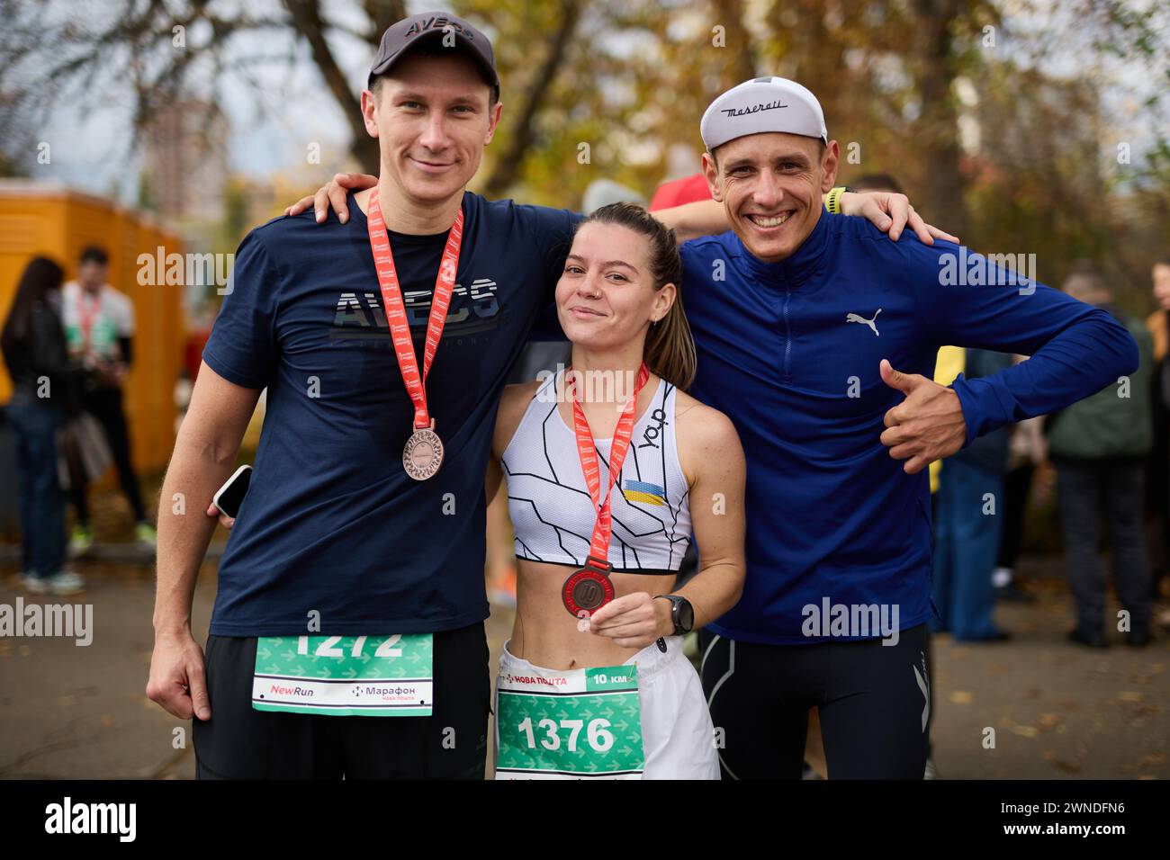 Ukrainian charity marathon run "World's Longest Marathon" organized by ...