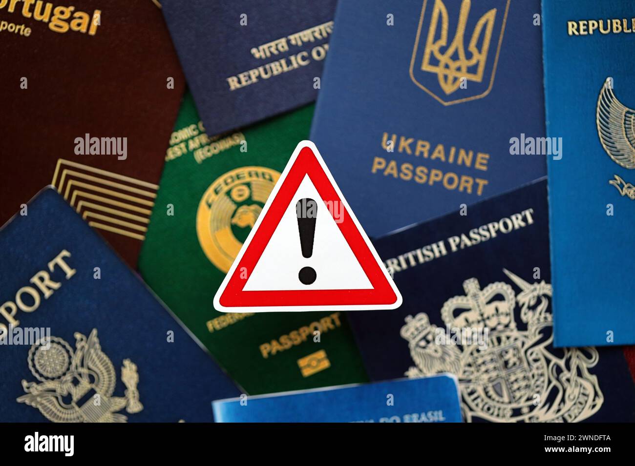 Bunch of passports hi-res stock photography and images - Alamy