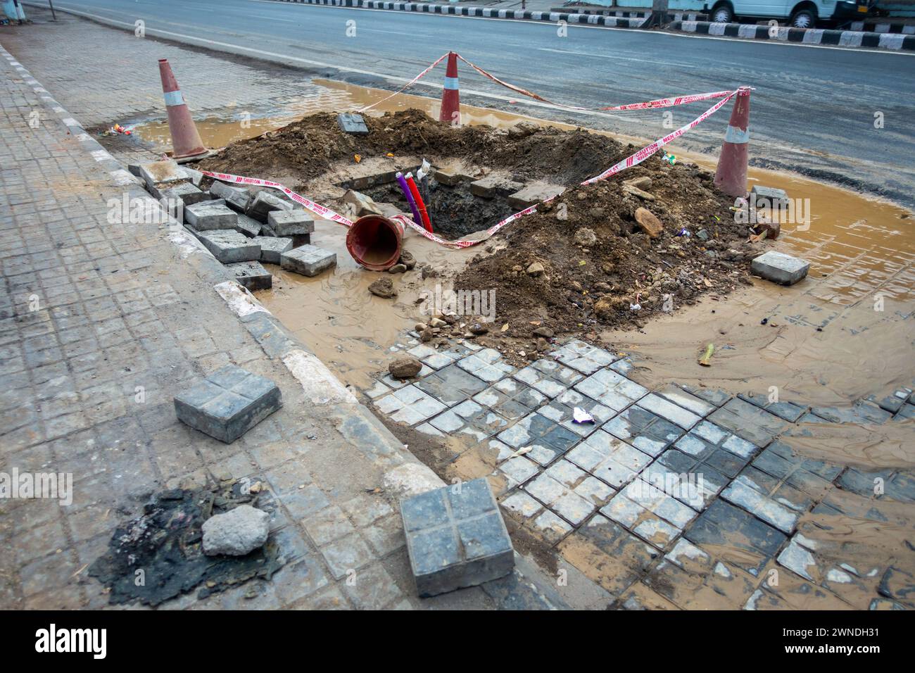 Jan.11th 2024, Uttarakhand India. Urban Infrastructure Development ...