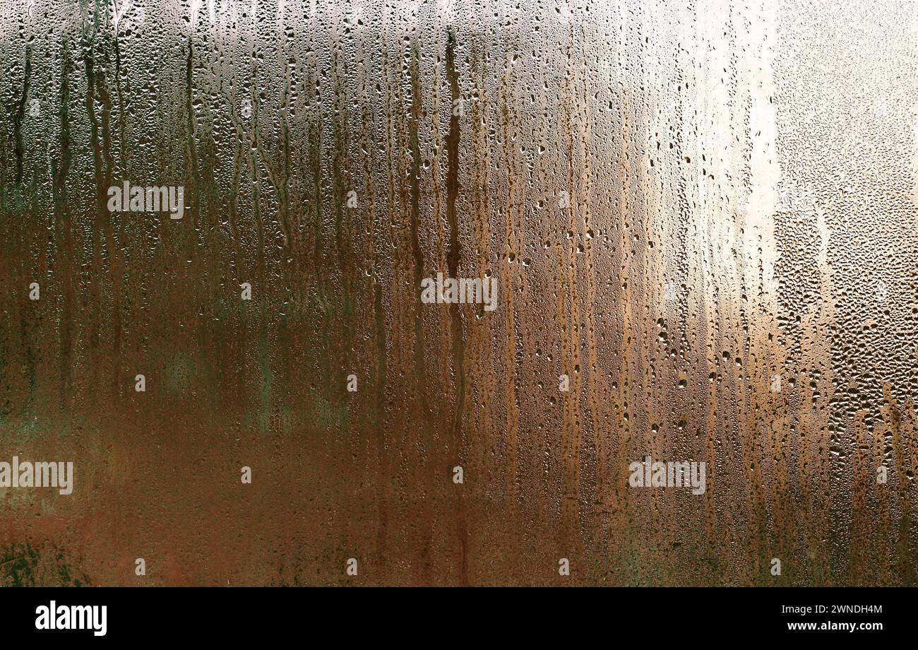 wet glass. textured background of water on glass Stock Photo - Alamy