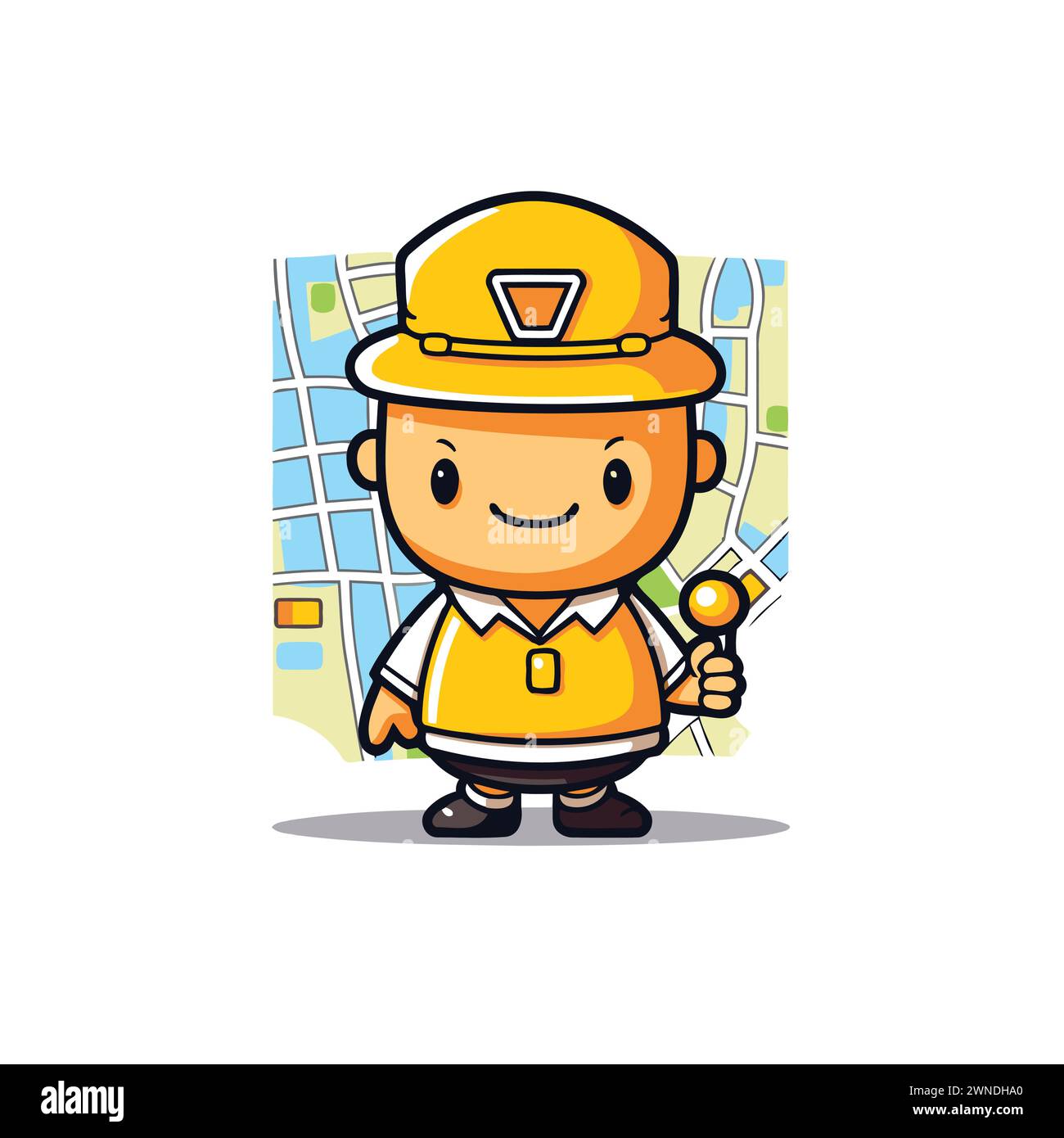 Architect boy cartoon Stock Vector Images - Alamy