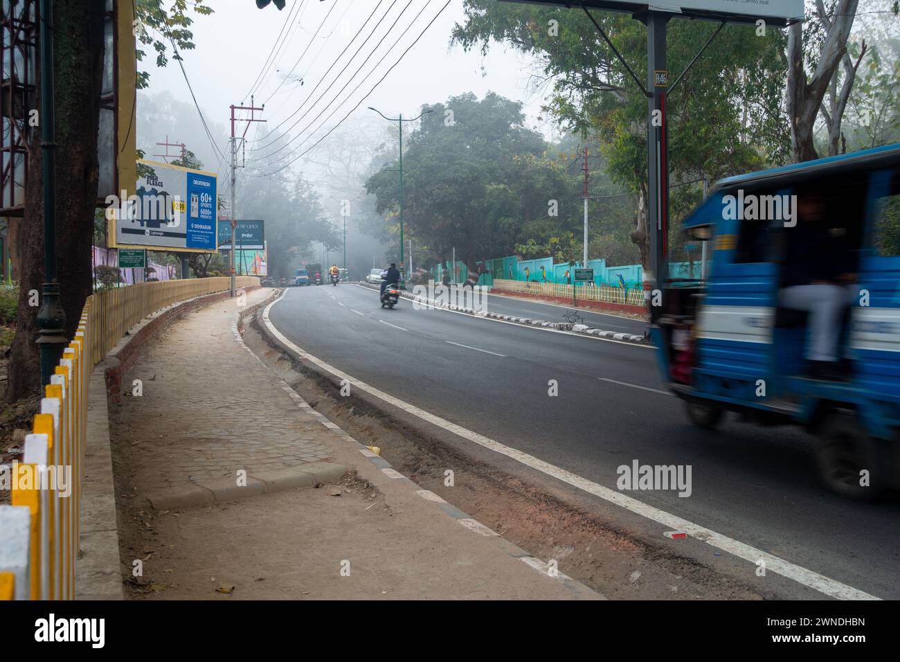 Jan.11th 2024, Uttarakhand India. State Highway Showcase: Well-Built ...
