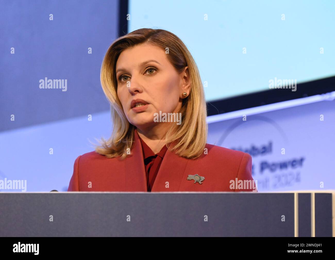 Olena Zelenska First Lady of Ukraine attended the The Global Soft Power ...