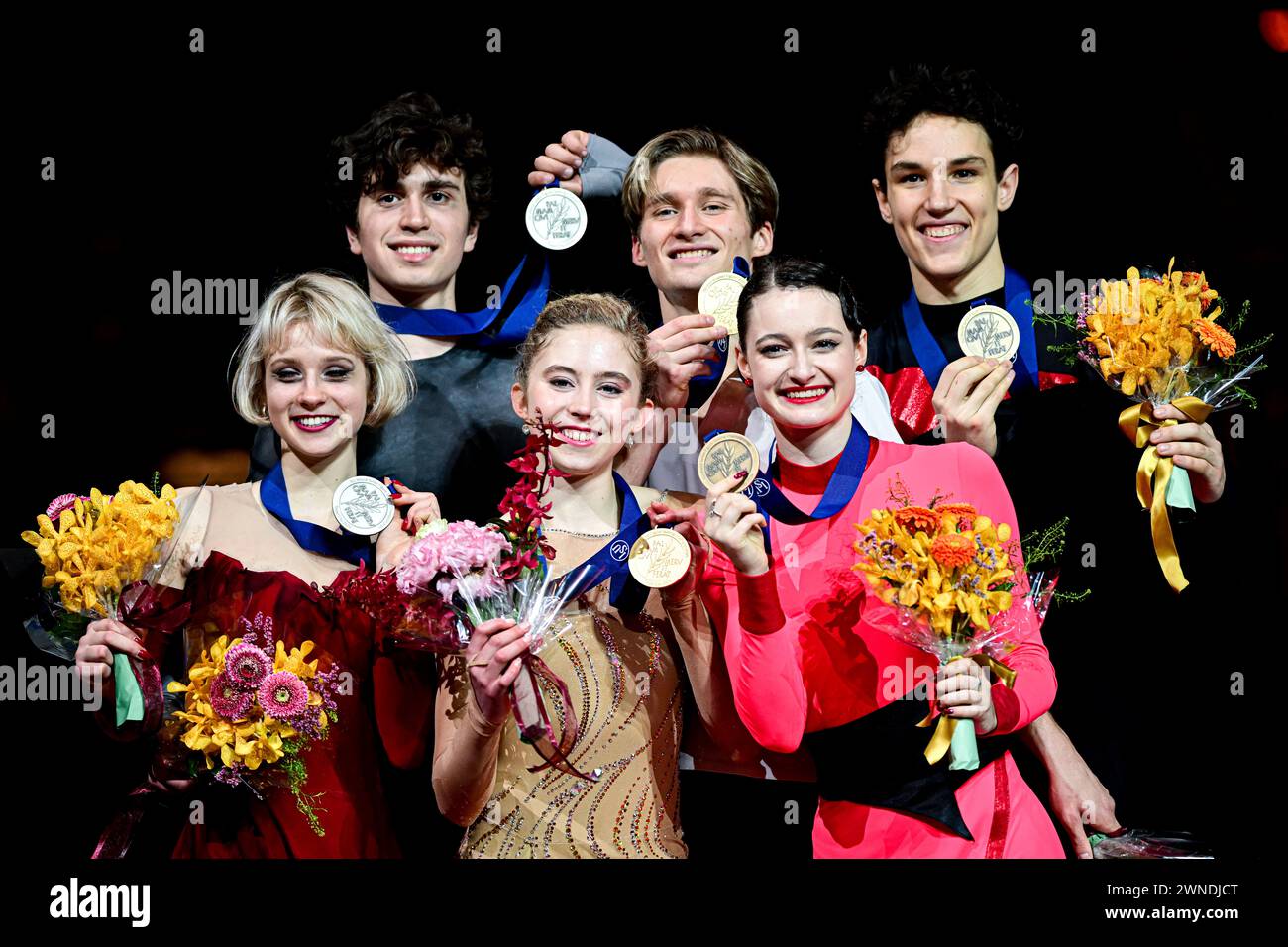 Junior Ice Dance Awards, L-R, Elizabeth TKACHENKO & Alexei KILIAKOV ...