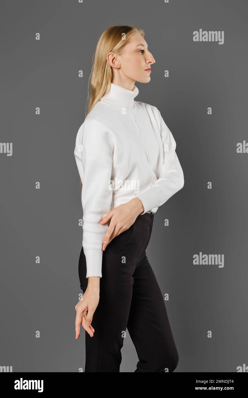 Pull up hair hi-res stock photography and images - Alamy