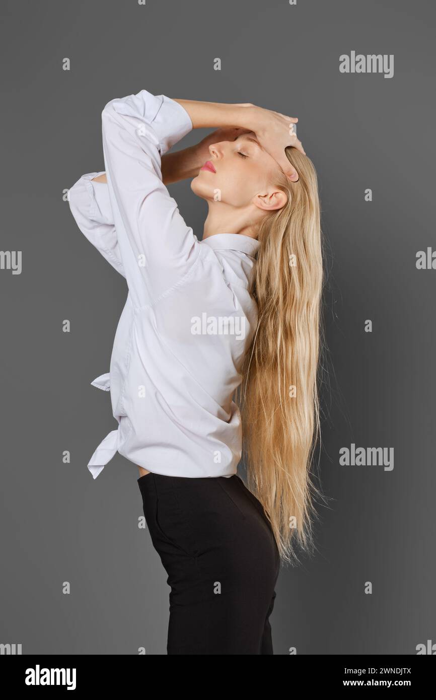 Slender profile stands hi-res stock photography and images - Alamy