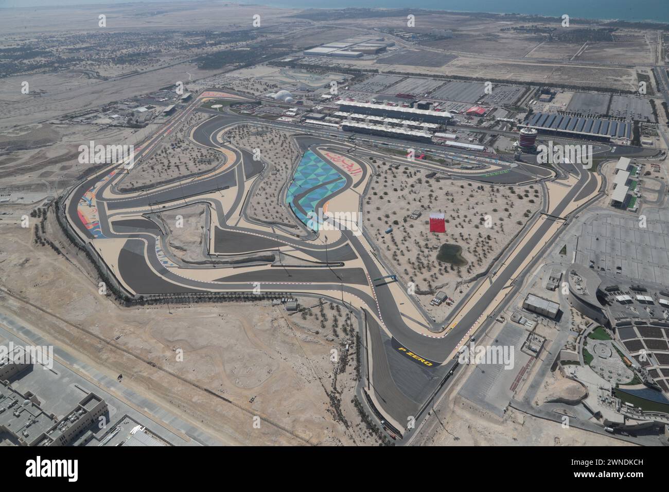 Aerial view bahrain international circuit hi-res stock photography and ...
