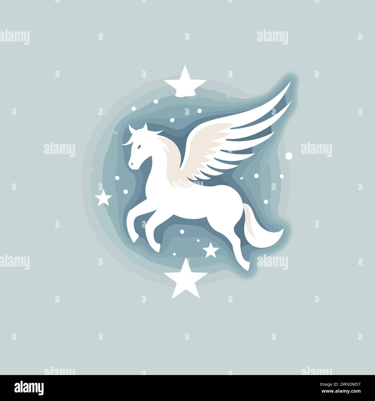 Pegasus star Stock Vector Images - Alamy