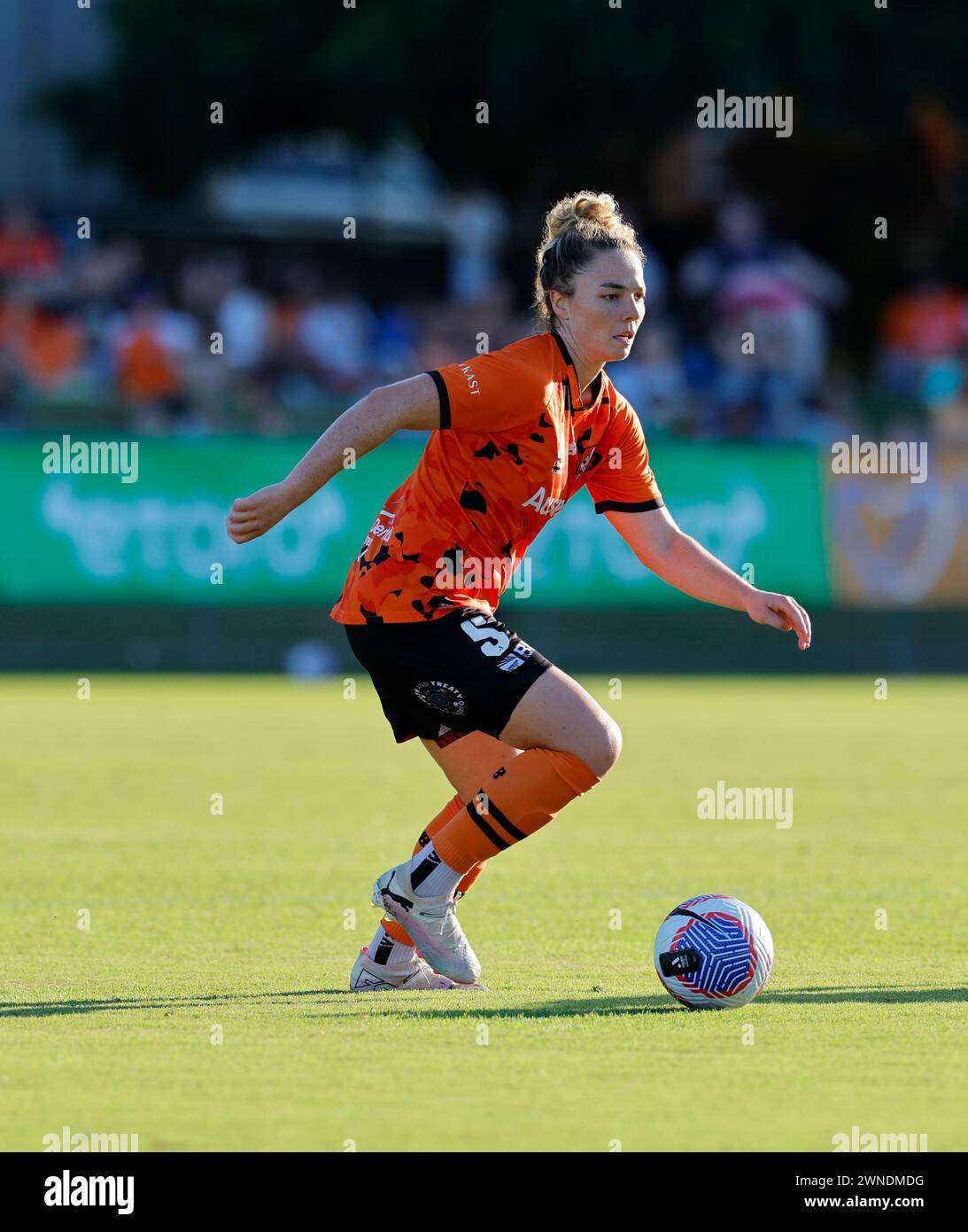 Brisbane, Australia, 2nd March 2024. Jenna McCormick (5 Brisbane) in ...