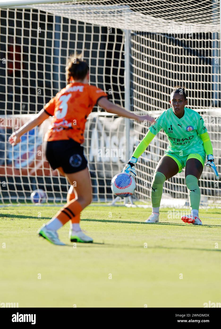 Brisbane, Australia, 2nd March 2024. Barbara (88 Melbourne) in action ...