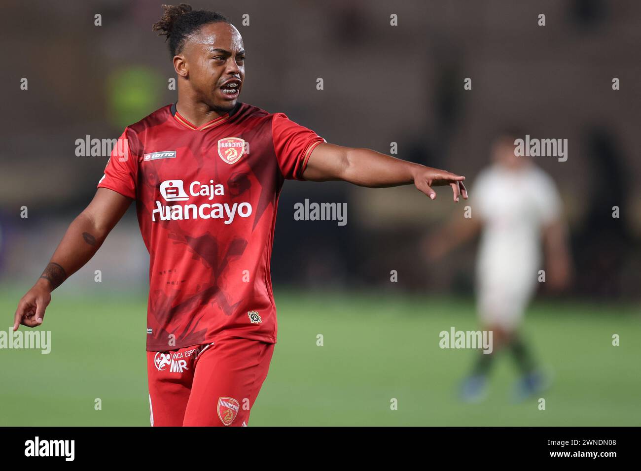 Lima, Peru. 01st Mar, 2024. Ray Gomez of Sport Huancayo during the ...