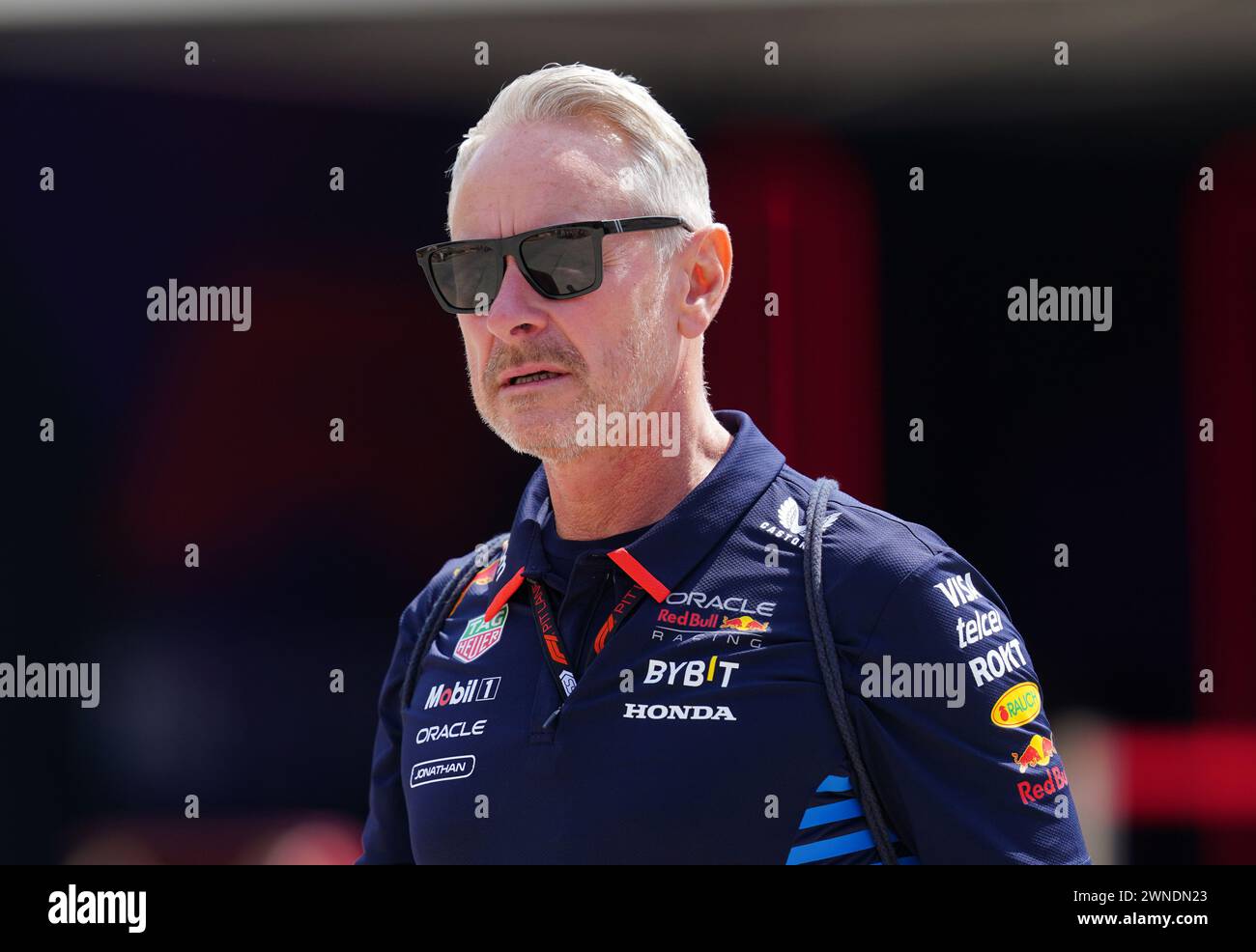 Red Bull Racing Sporting Director Jonathan Wheatley before the Bahrain ...