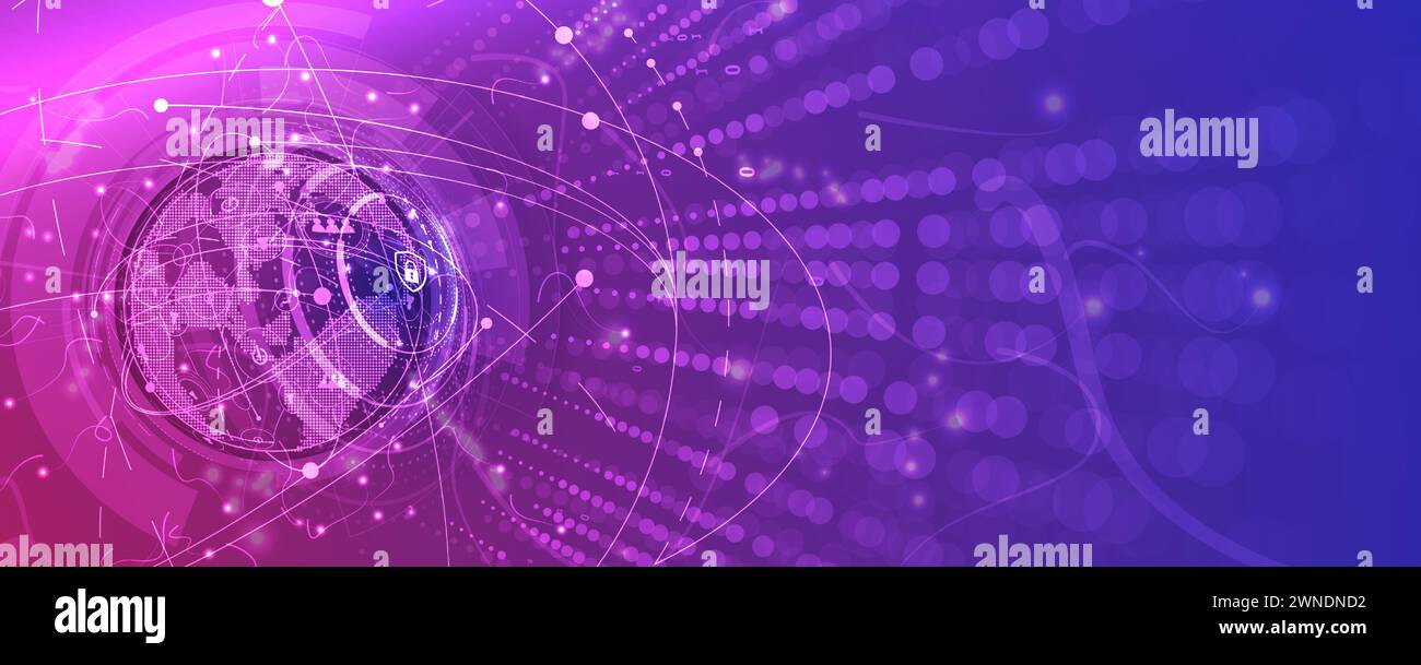 Cyber security and information or network protection. Future cyber ...