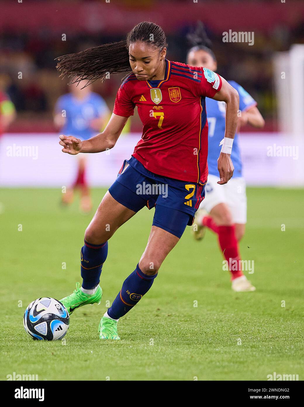 Salma Paralluelo of Spain during the UEFA Women's Nations League match ...