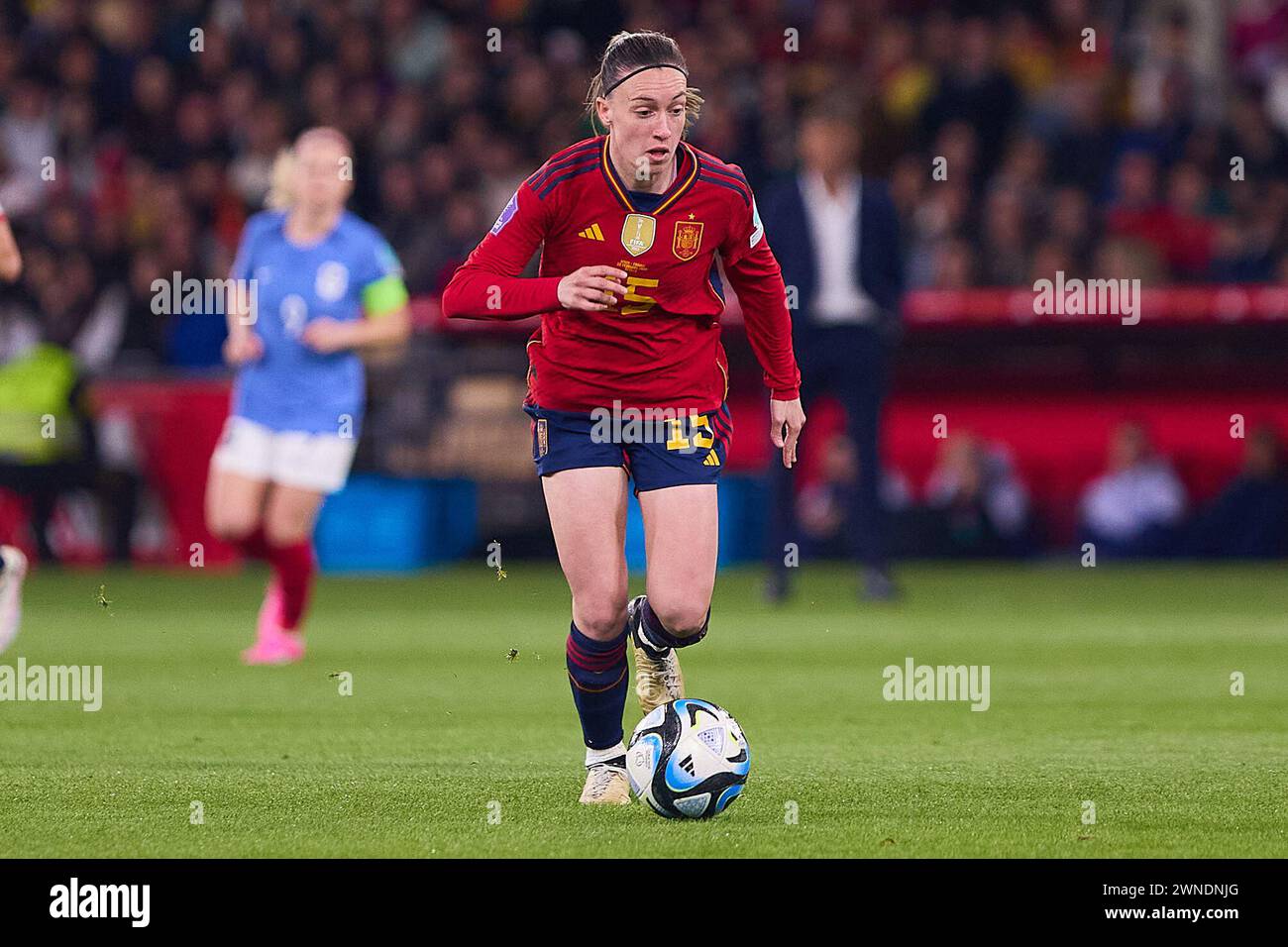 Eva Navarro of Spain during the UEFA Women's Nations League match ...