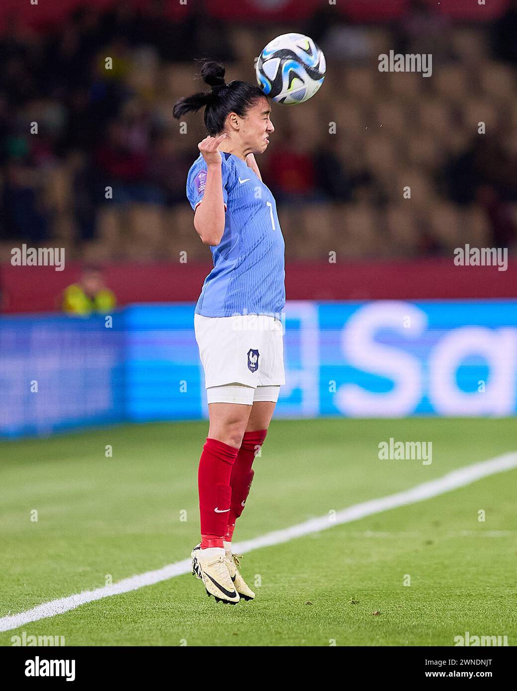 Sakina Karchaoui of France during the UEFA Women's Nations League match ...