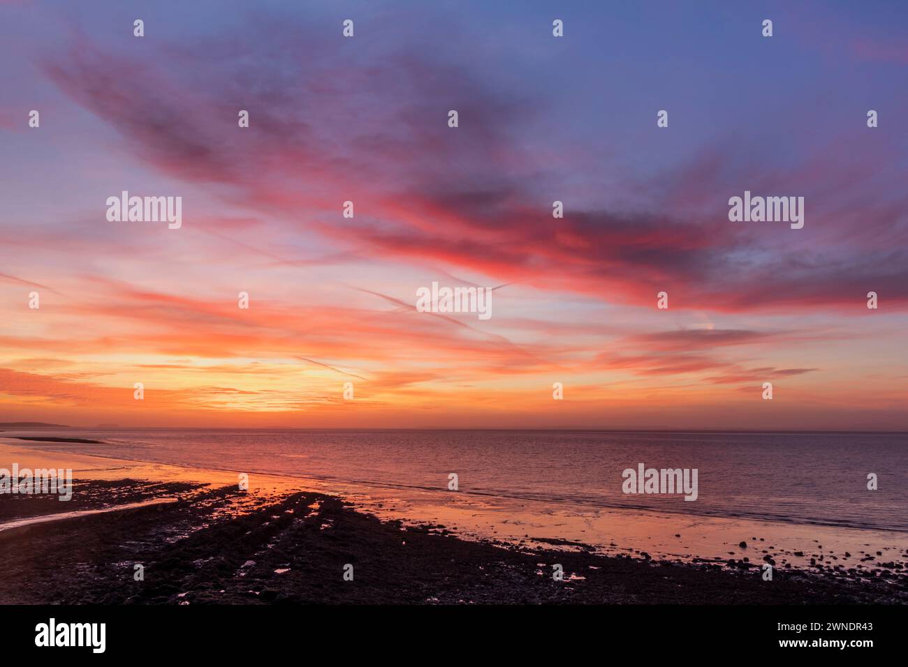 A colourful horizon Stock Photo - Alamy