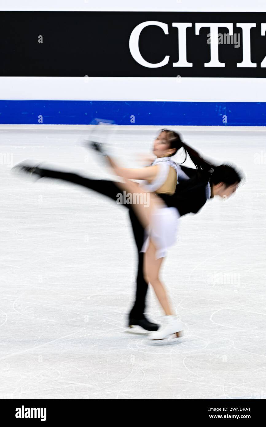 Sara KISHIMOTO & Atsuhiko TAMURA (JPN), during Junior Ice Dance Free ...