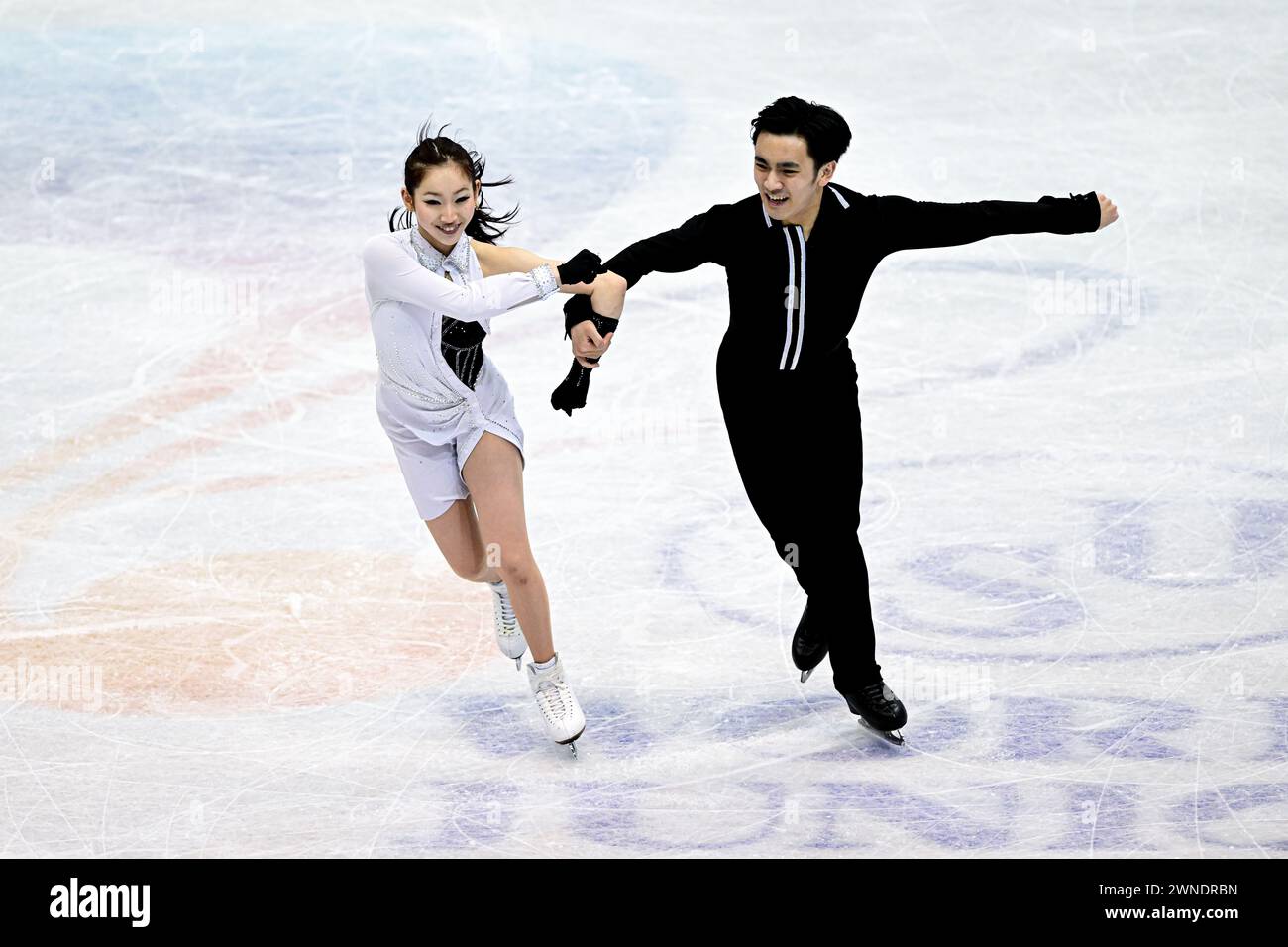 Sara KISHIMOTO & Atsuhiko TAMURA (JPN), during Junior Ice Dance Free ...