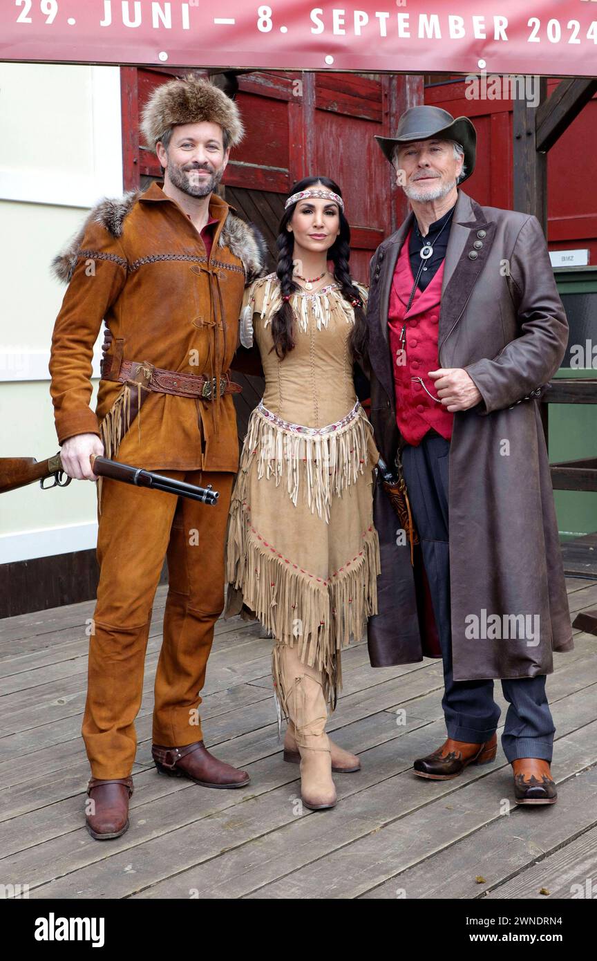 Jan Hartmann, Sila Sahin-Radlinger und Nick Wilder bei der Präsentation ...