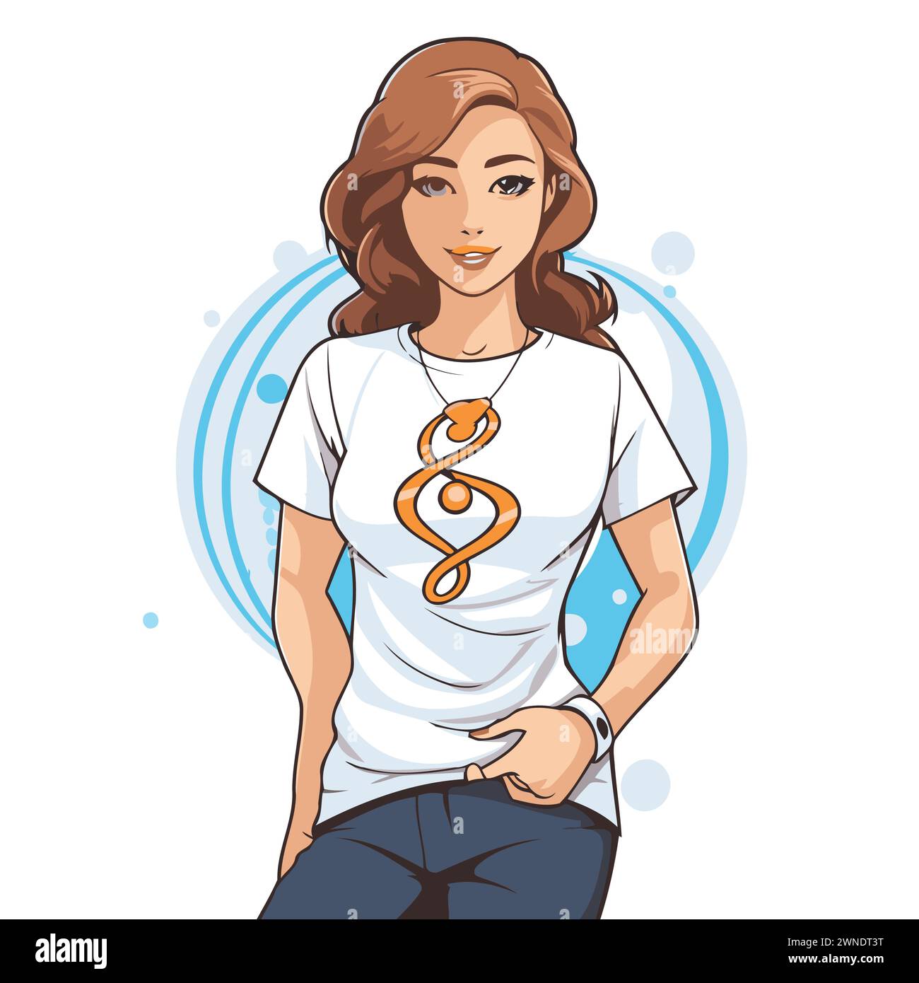 Snake and person Stock Vector Images - Alamy