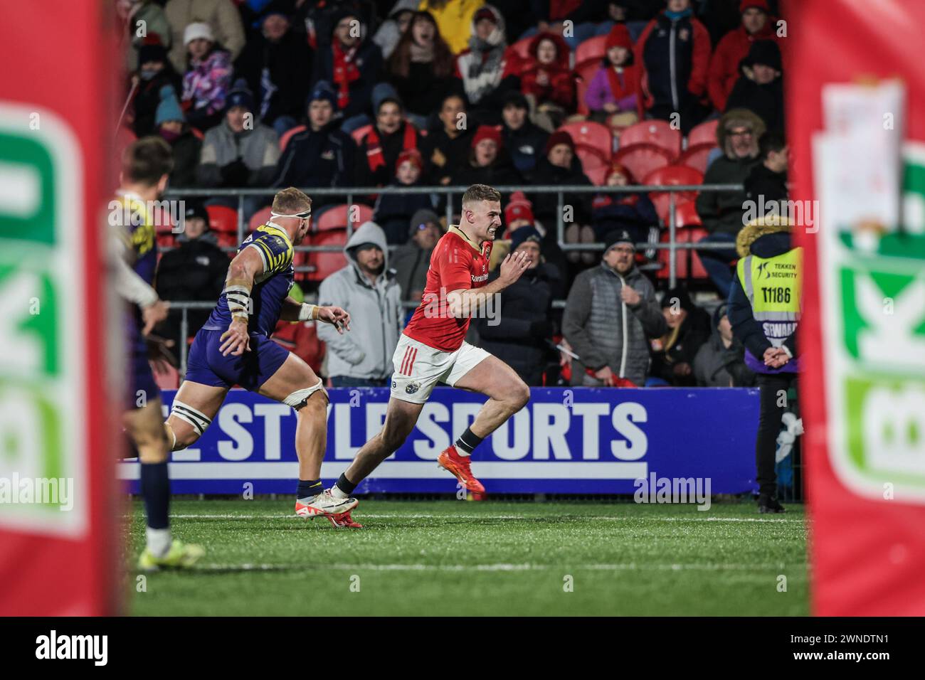 March 1st, 2024, Virgin Media Park, Cork, Ireland - Shane Daly of ...