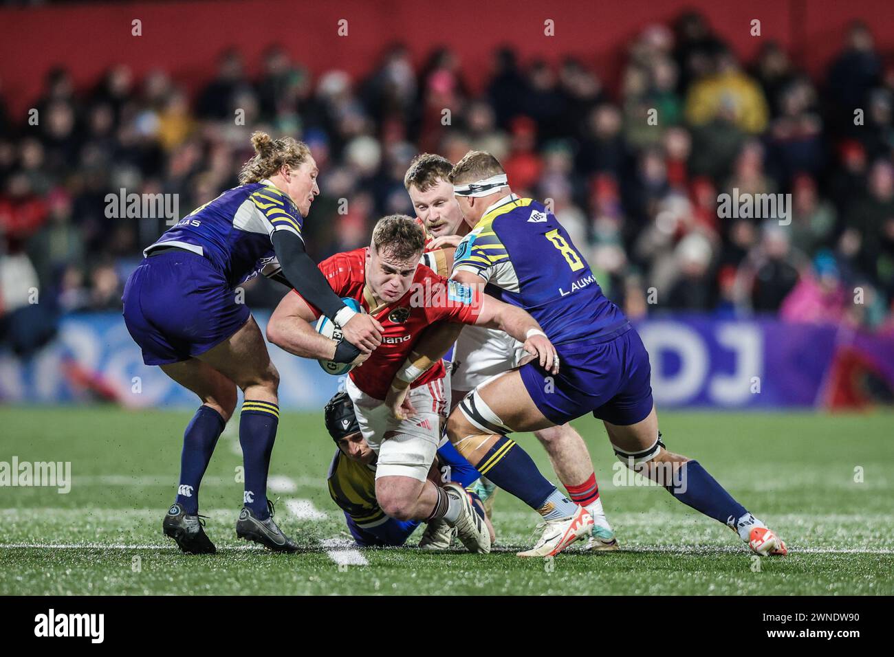 March 1st, 2024, Virgin Media Park, Cork, Ireland - Alex Kendellen of ...