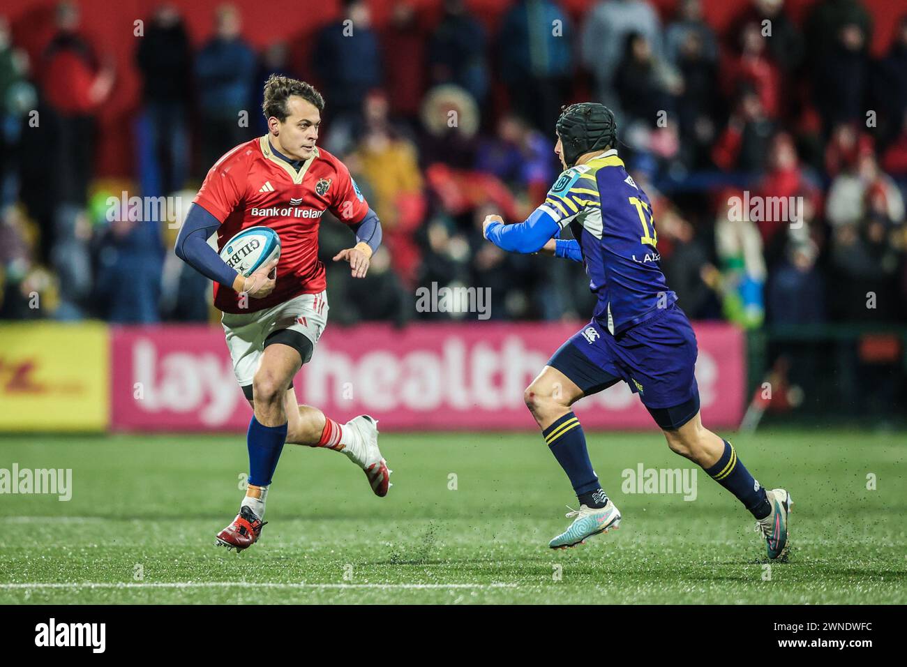 March 1st, 2024, Virgin Media Park, Cork, Ireland - Antoine Frisch of ...