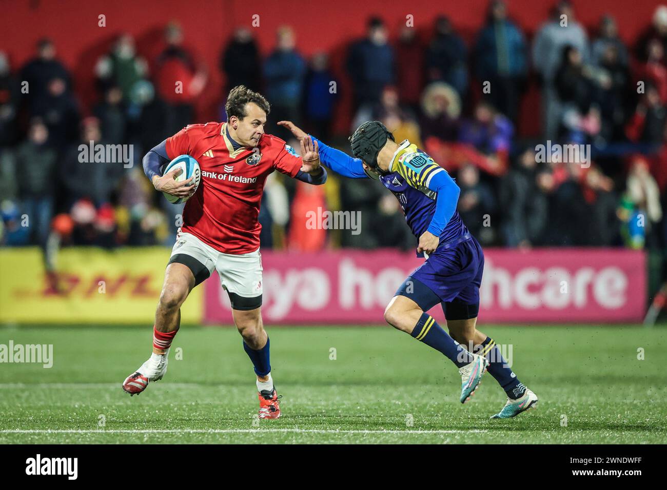 March 1st, 2024, Virgin Media Park, Cork, Ireland - Antoine Frisch of ...