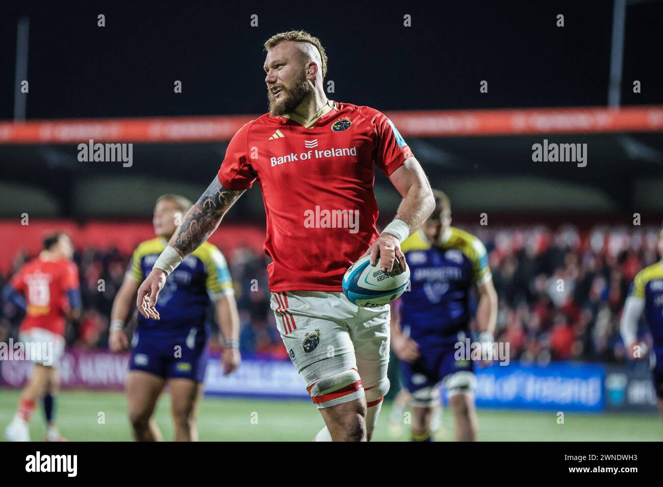 March 1st, 2024, Virgin Media Park, Cork, Ireland - RG Snyman of ...