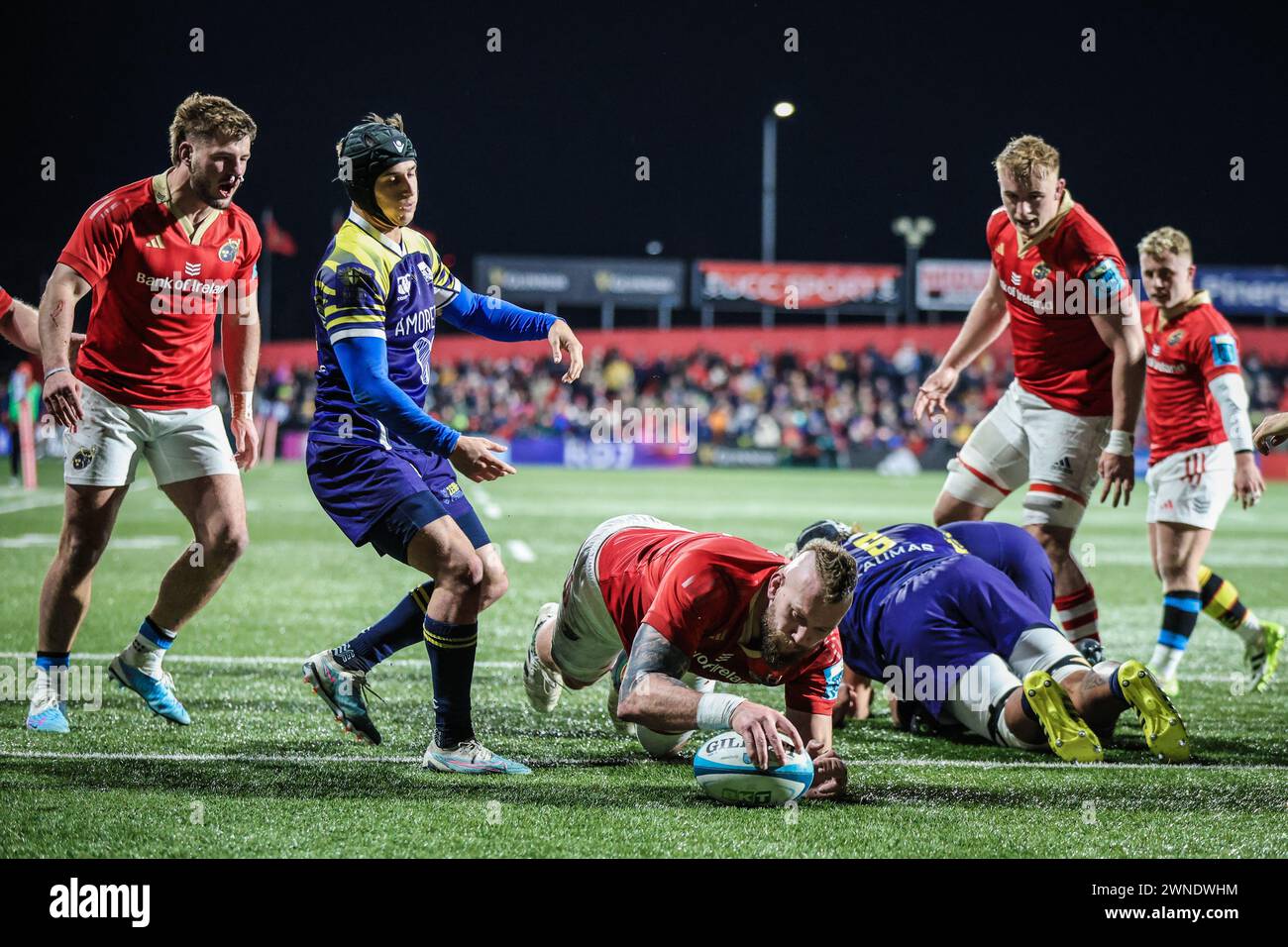 March 1st, 2024, Virgin Media Park, Cork, Ireland - RG Snyman of ...