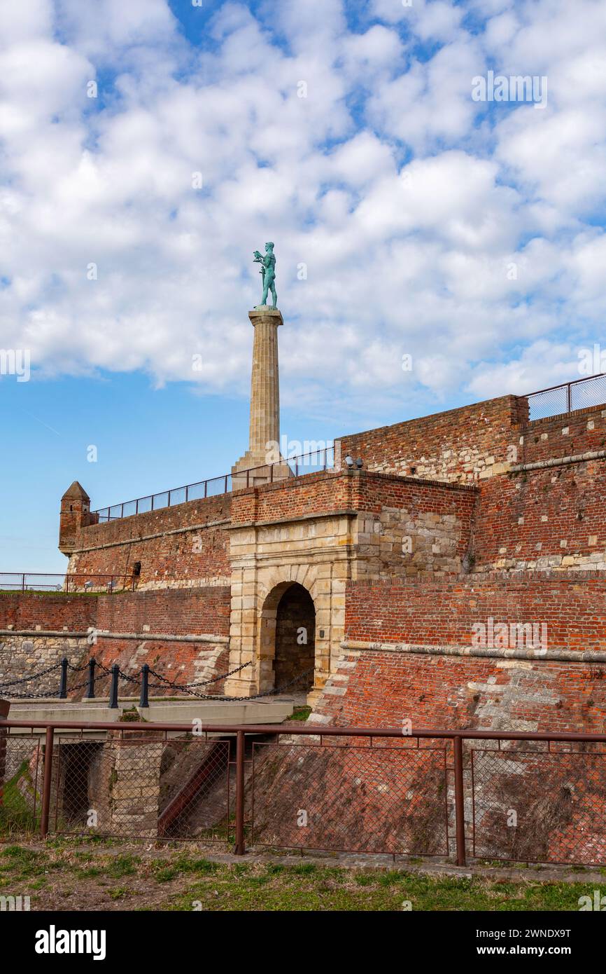 Pobednik is a monument in the Belgrade Fortress, built to commemorate ...