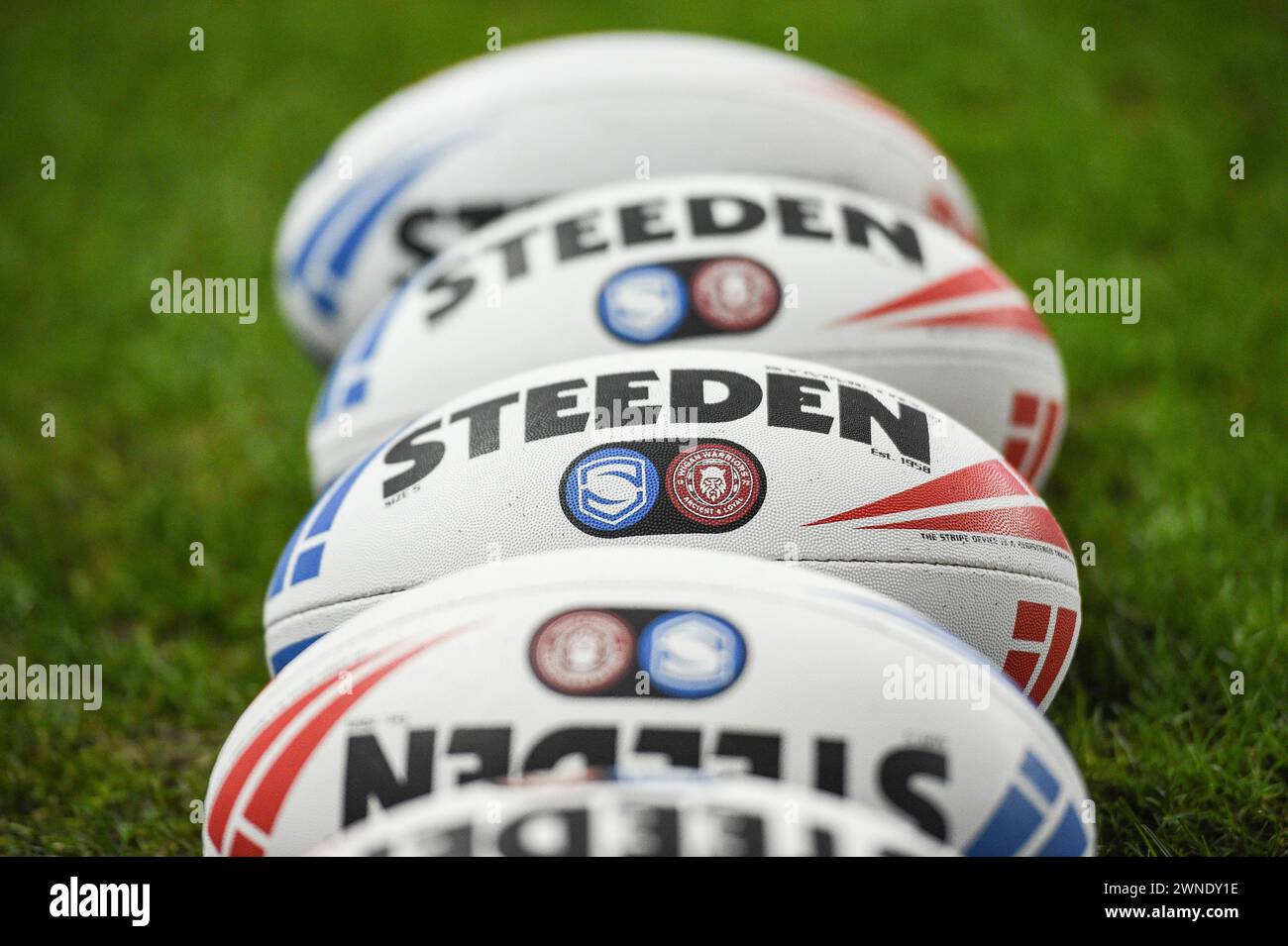 Wigan, England - 1st March 2024 - Match Ball, general. Rugby League ...