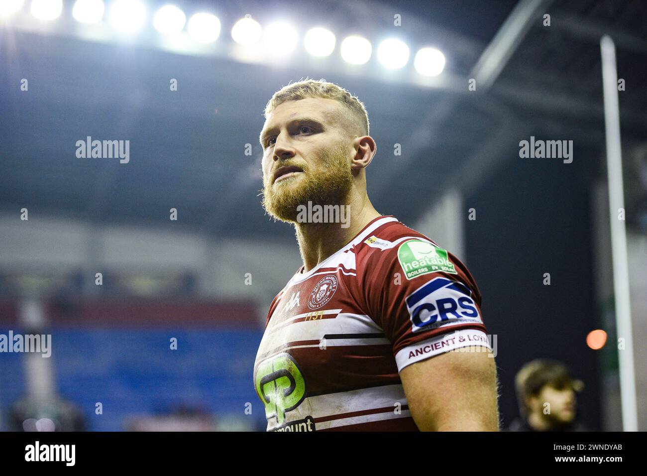Wigan, England - 1st March 2024 - Luke Thompson of Wigan Warriors ...