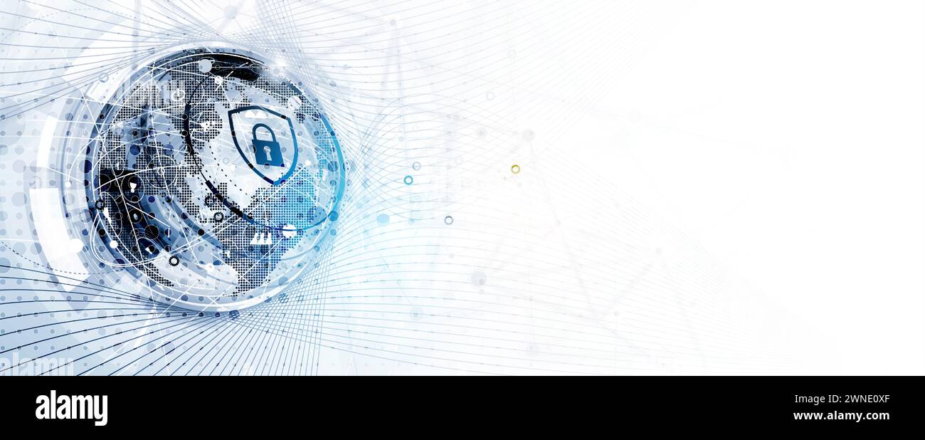 Cyber security and information or network protection. Future cyber ...